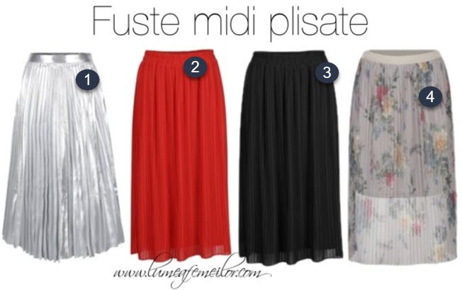 Cum sa porti fuste midi! Idei de styling in toamna 2017! Sezonul ...